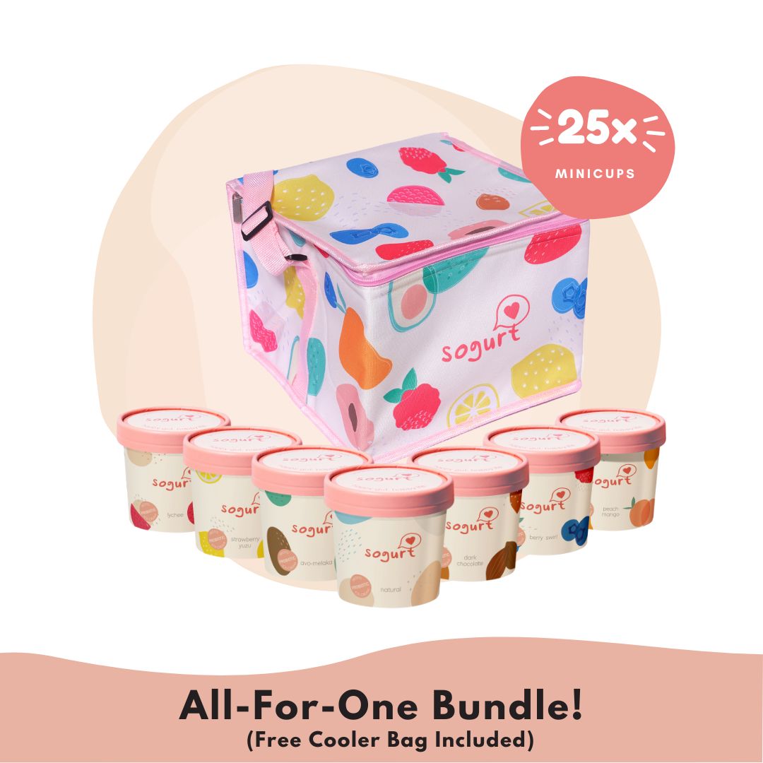 25 Ice Cream Minicups with Free Cooler Bag - Sogurt